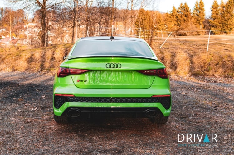 Audi RS3 Limousine mieten - DRIVAR®